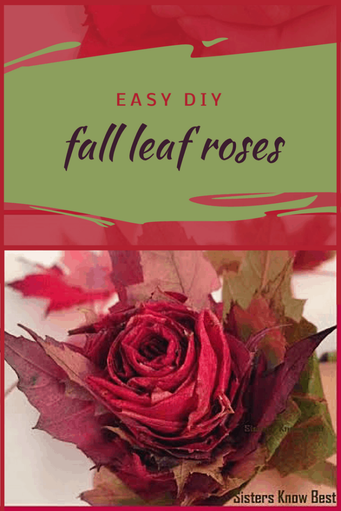 DIY Fall Leaf Roses | How to Make Roses from Fall Leaves