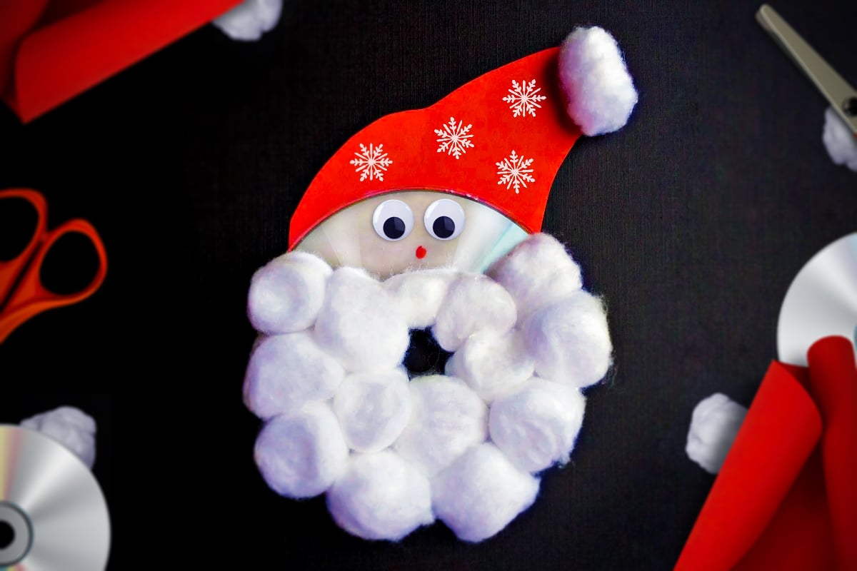 Easy DIY Santa Decoration for Children
