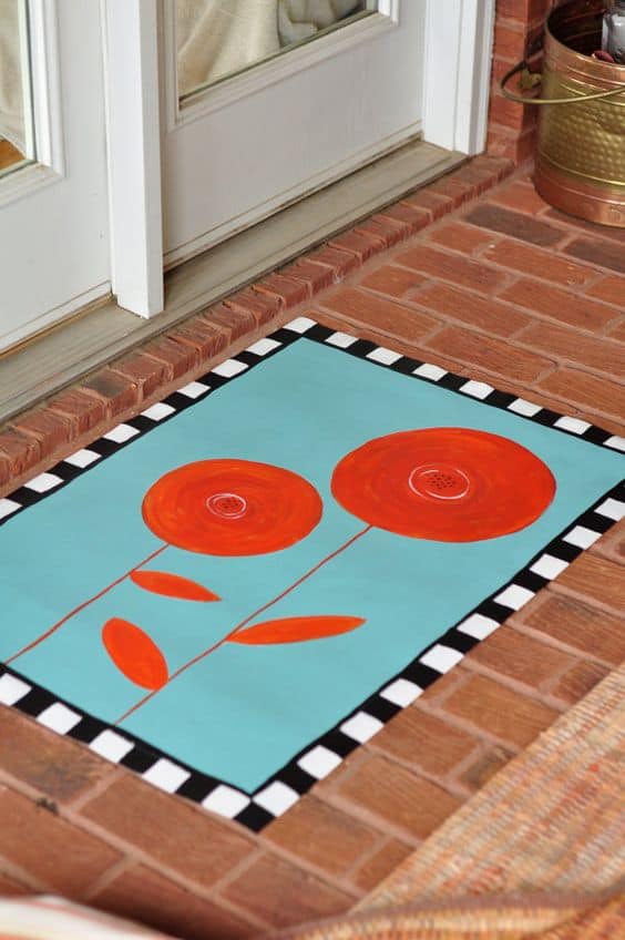 Create Your Own Floor Cloth by Sisters Know Best