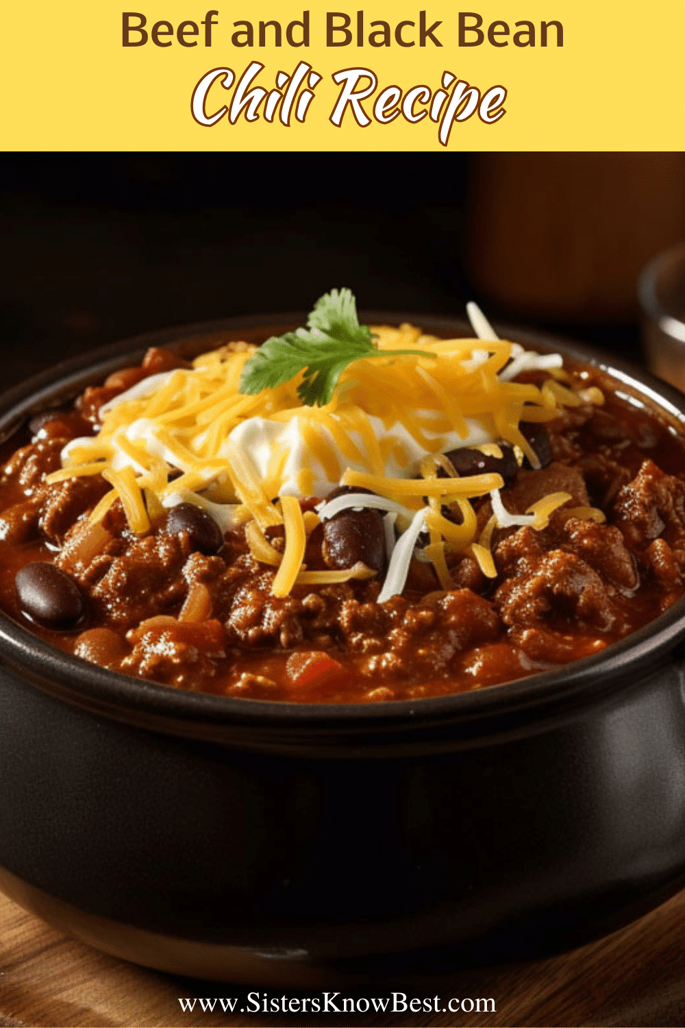 Beef and Black Bean Chili Recipe : For One or Many
